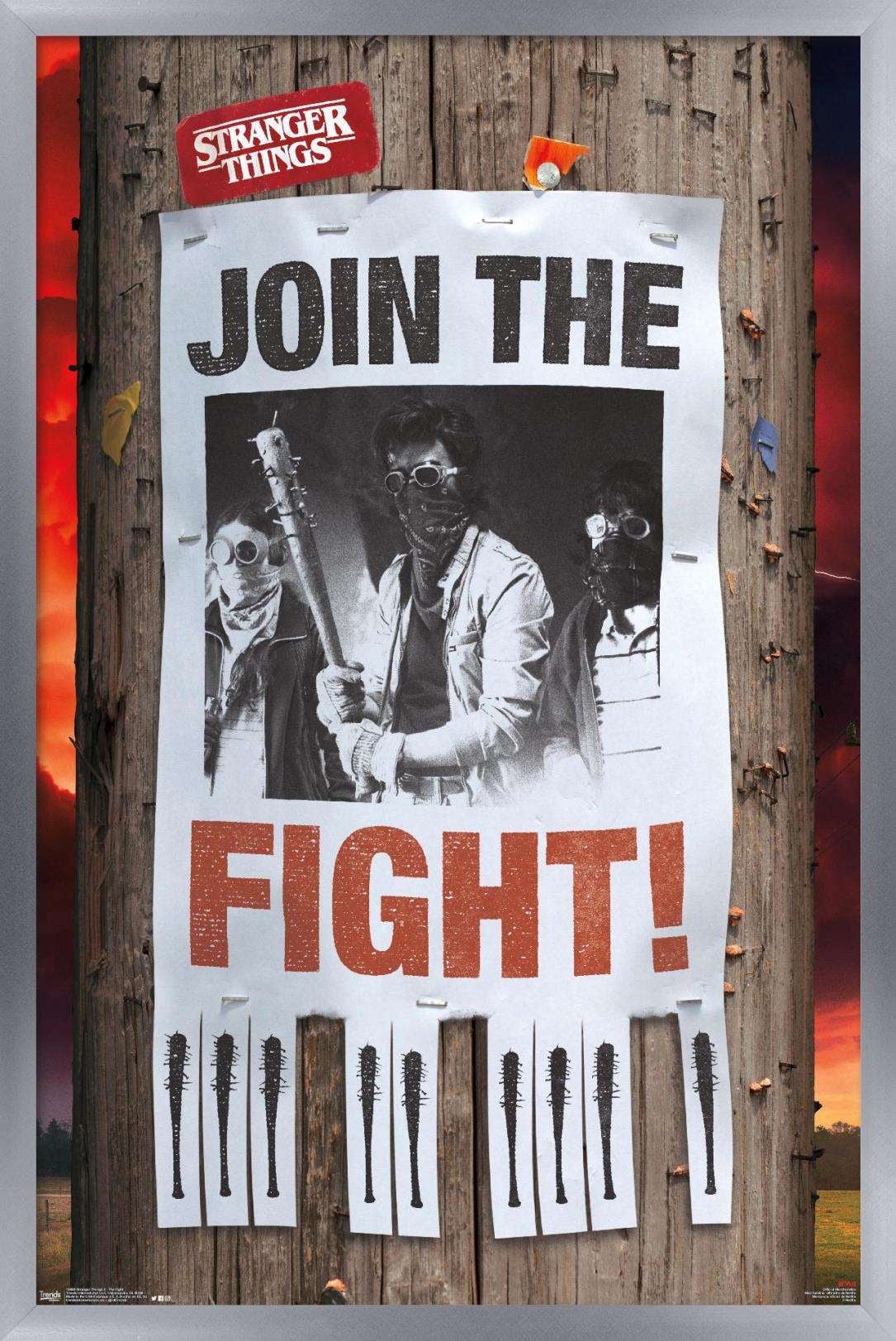 Netflix Stranger Things: Season 2 - The Fight Wall Poster, 14.725" x 22 ...
