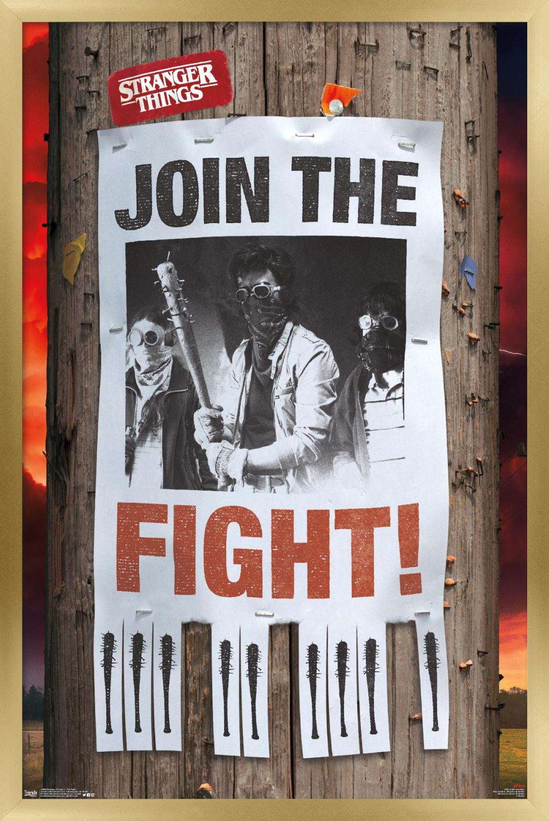 Netflix Stranger Things: Season 2 - The Fight Wall Poster, 22.375" x 34 ...