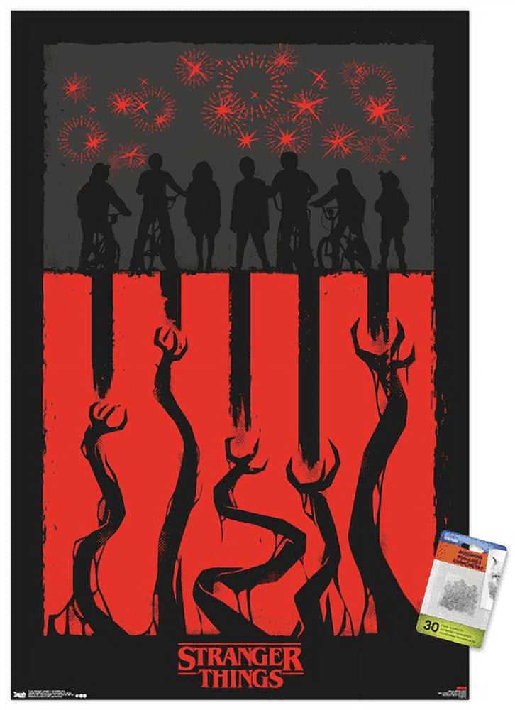 Netflix Stranger Things: Season 3 - 4Th Illustration Wall Poster with ...