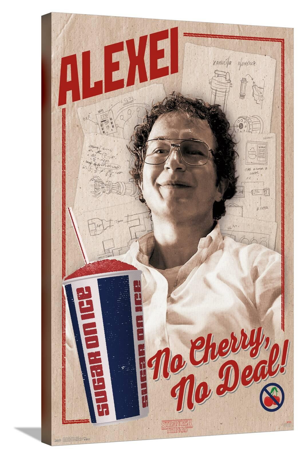 Netflix Stranger Things: Season 3 - Alexei Canvas Wall Poster, 22.375 ...