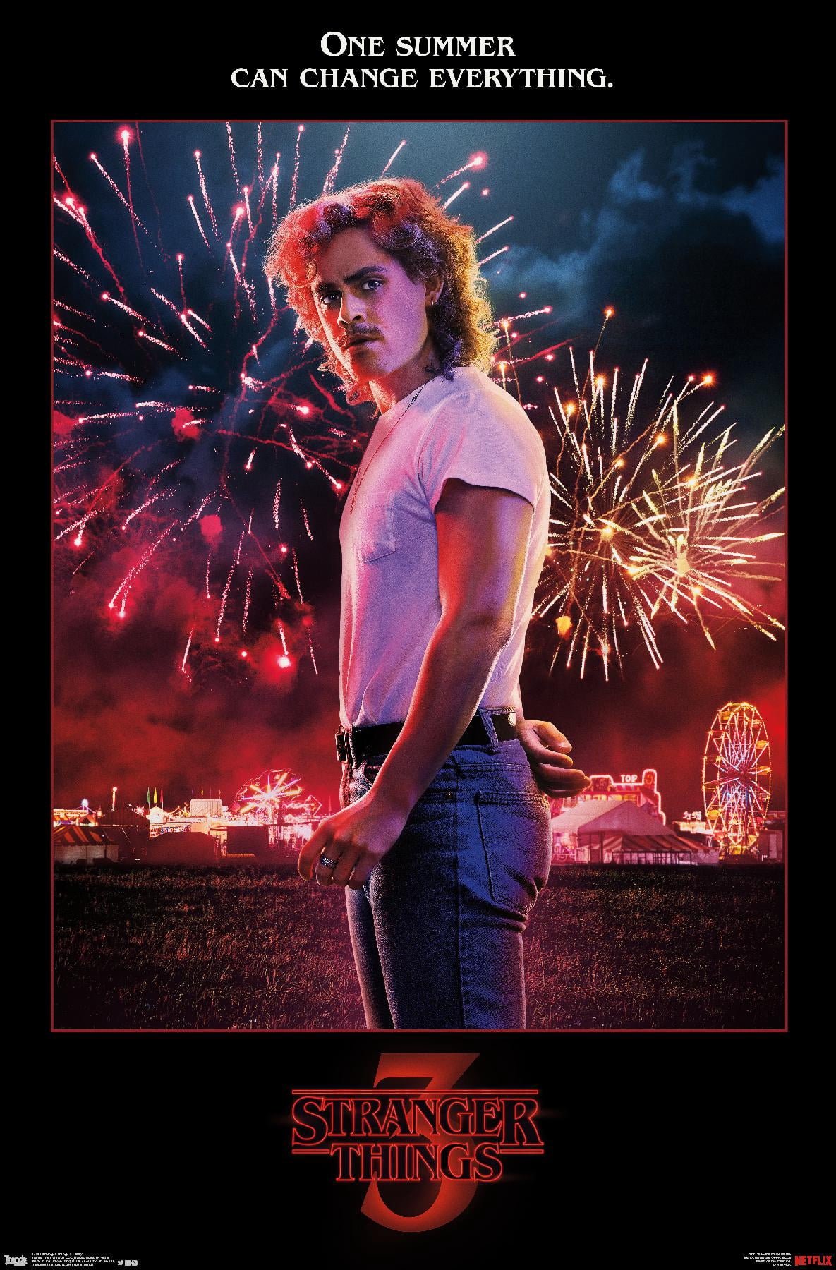 Netflix Stranger Things: Season 3 - Billy Wall Poster, 13" x 19 ...