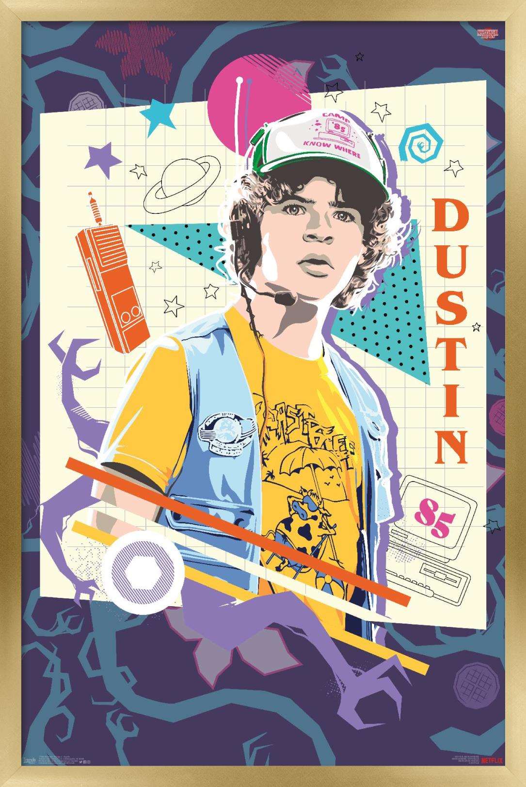 Netflix Stranger Things: Season 3 - Dustin Wall Poster, 14.725" x 22. ...