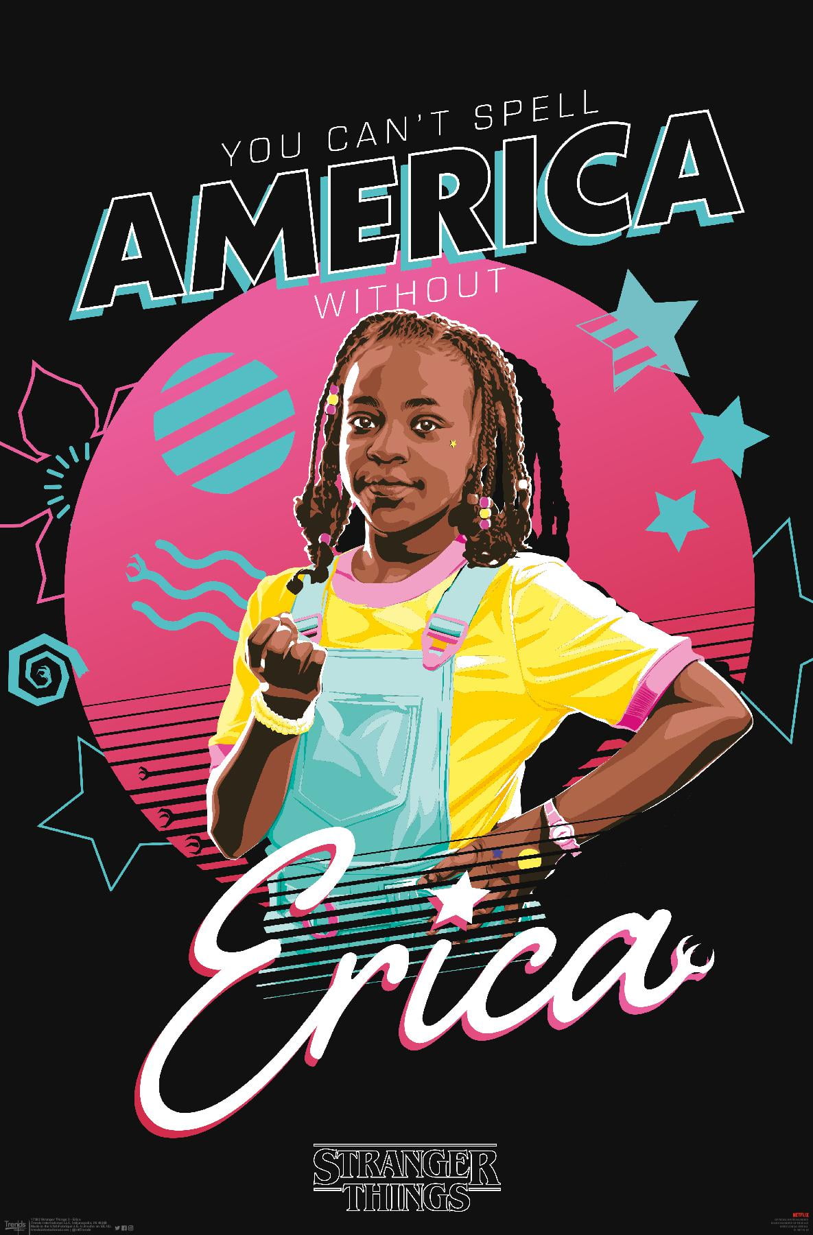 Netflix Stranger Things: Season 3 - Erica Wall Poster, 14.725" x 22.375 ...
