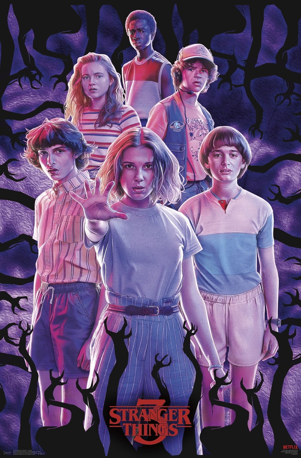 Netflix Stranger Things: Season 3 - Group Wall Poster, 22.375" x 34 ...