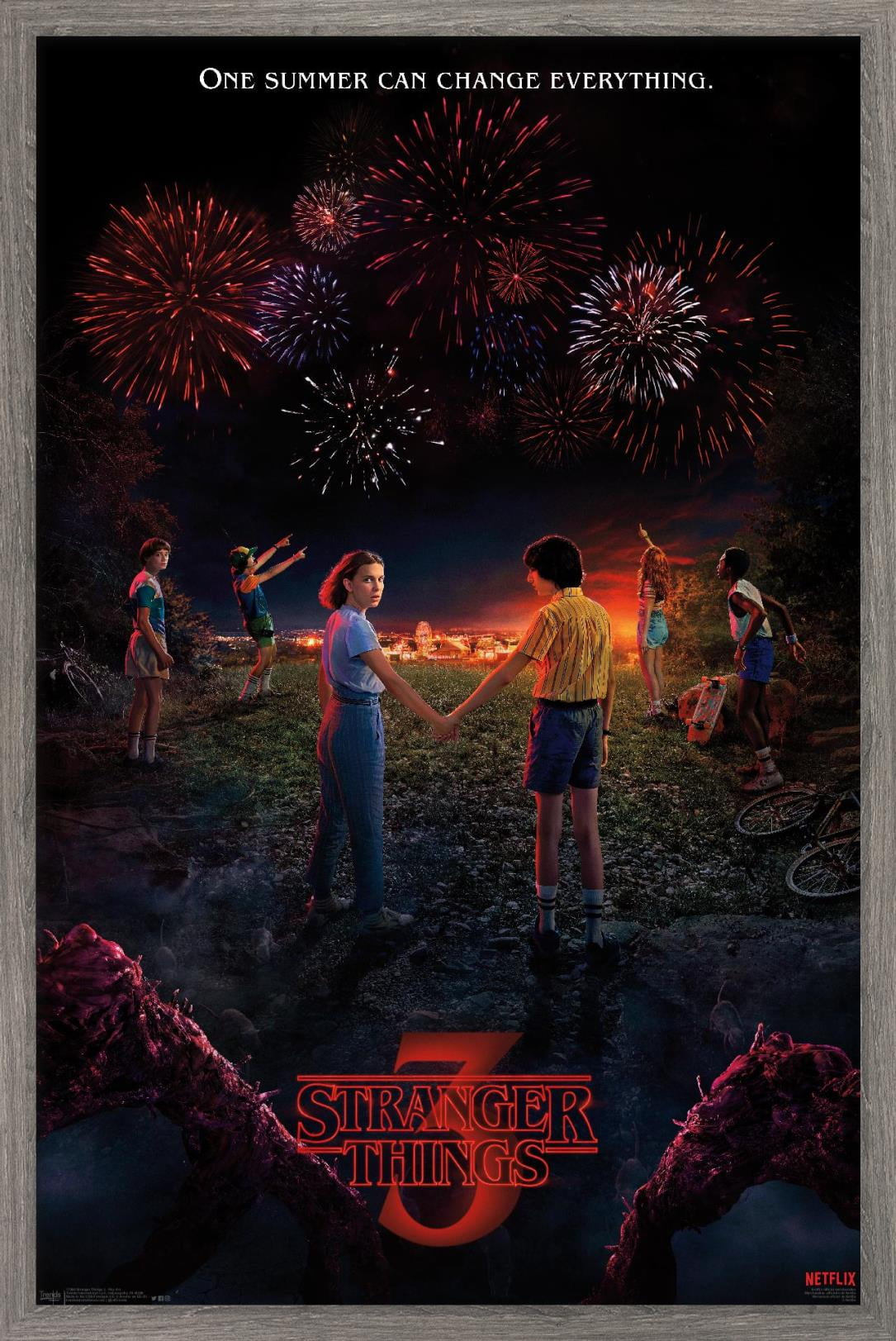Netflix Stranger Things: Season 3 - Key Art Wall Poster, 14.725" x 22. ...