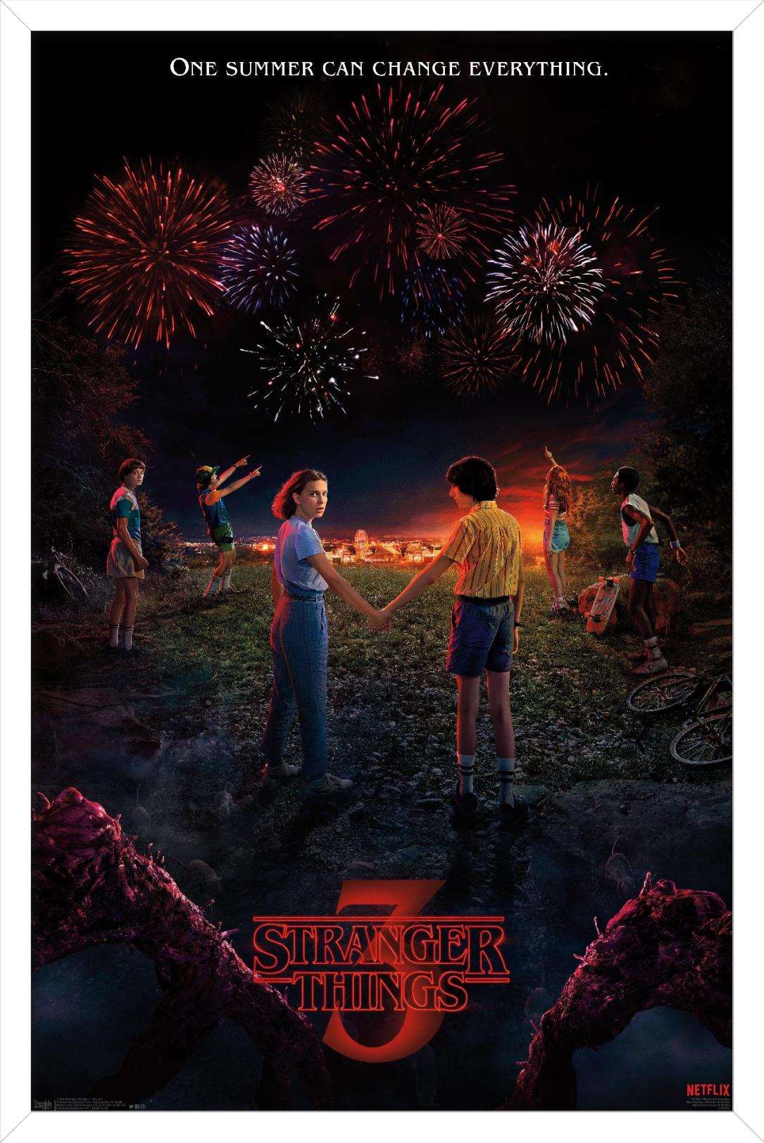 Netflix Stranger Things: Season 3 - Key Art Wall Poster, 14.725" x 22. ...