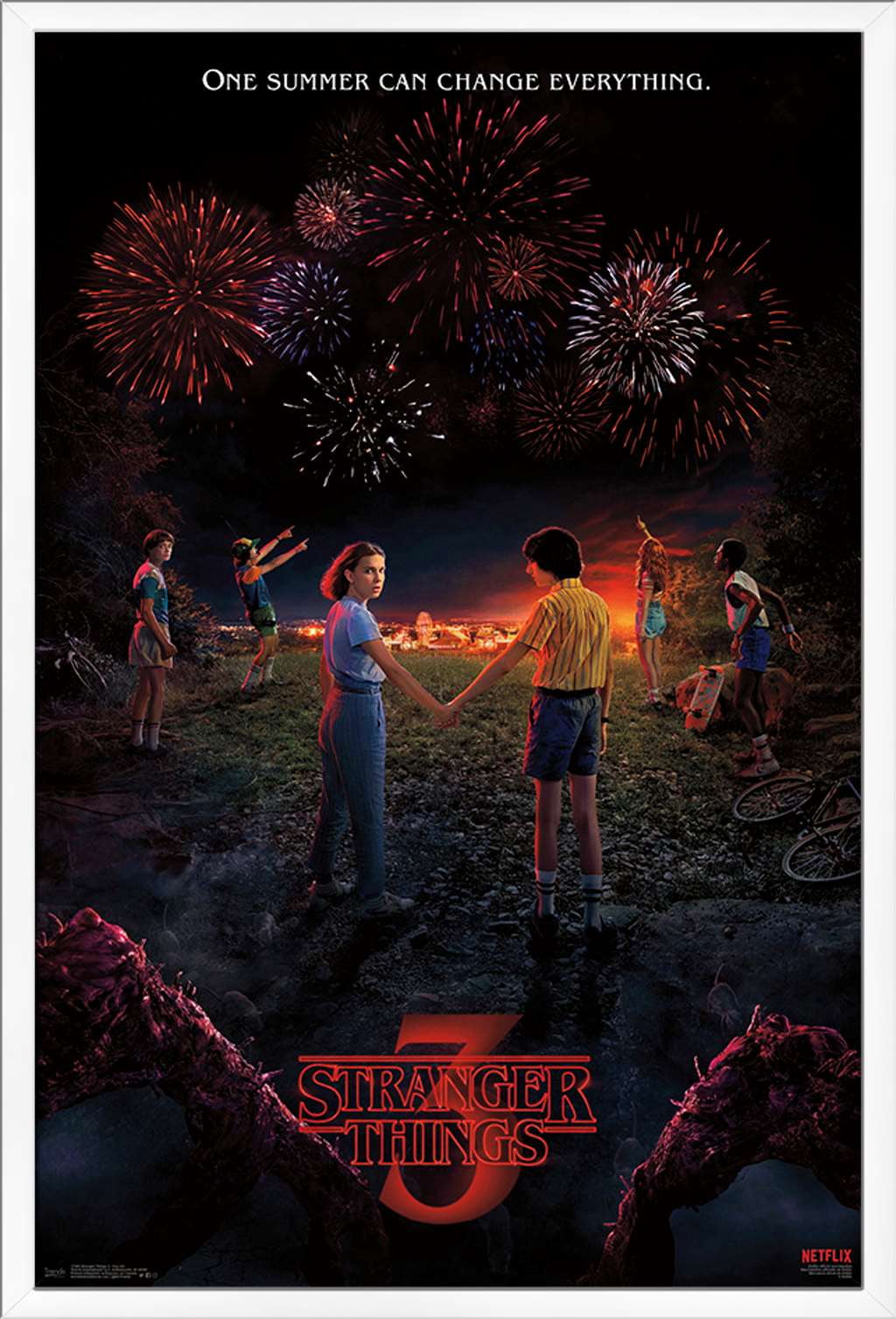 Netflix Stranger Things: Season 3 - Key Art Wall Poster, 22.375" x 34 ...