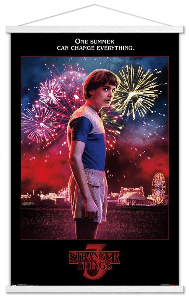 Netflix Stranger Things: Season 3 - Will Wall Poster with Wooden ...