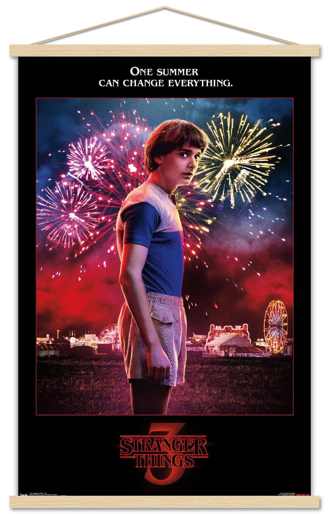 Netflix Stranger Things: Season 3 - Will Wall Poster with Wooden ...