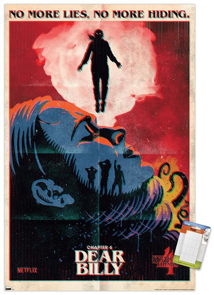 Netflix Stranger Things: Season 4 - Dear Billy Wall Poster, 22.375" x ...