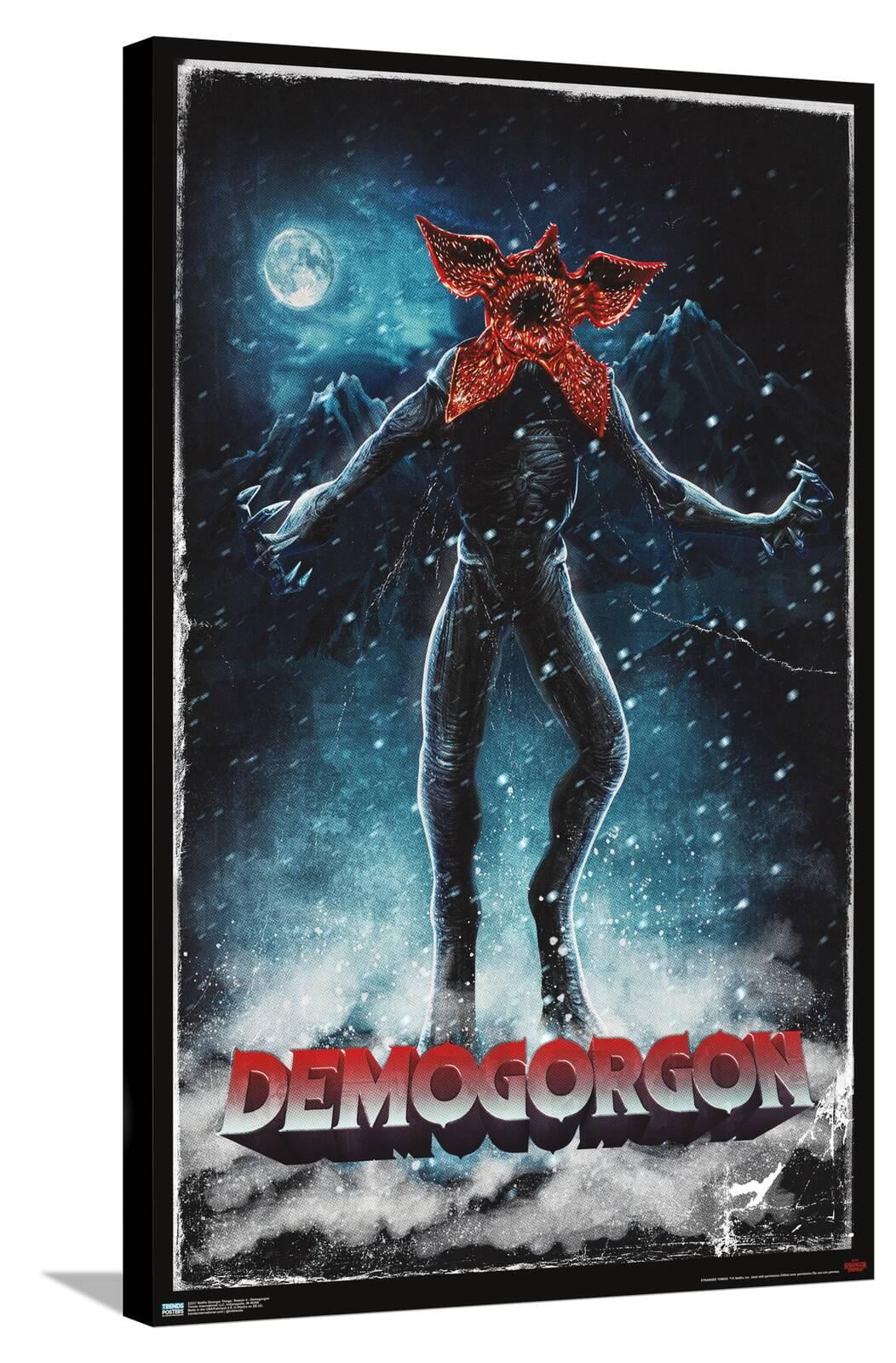 Netflix Stranger Things: Season 4 - Demogorgon Canvas Wall Poster, 22. ...