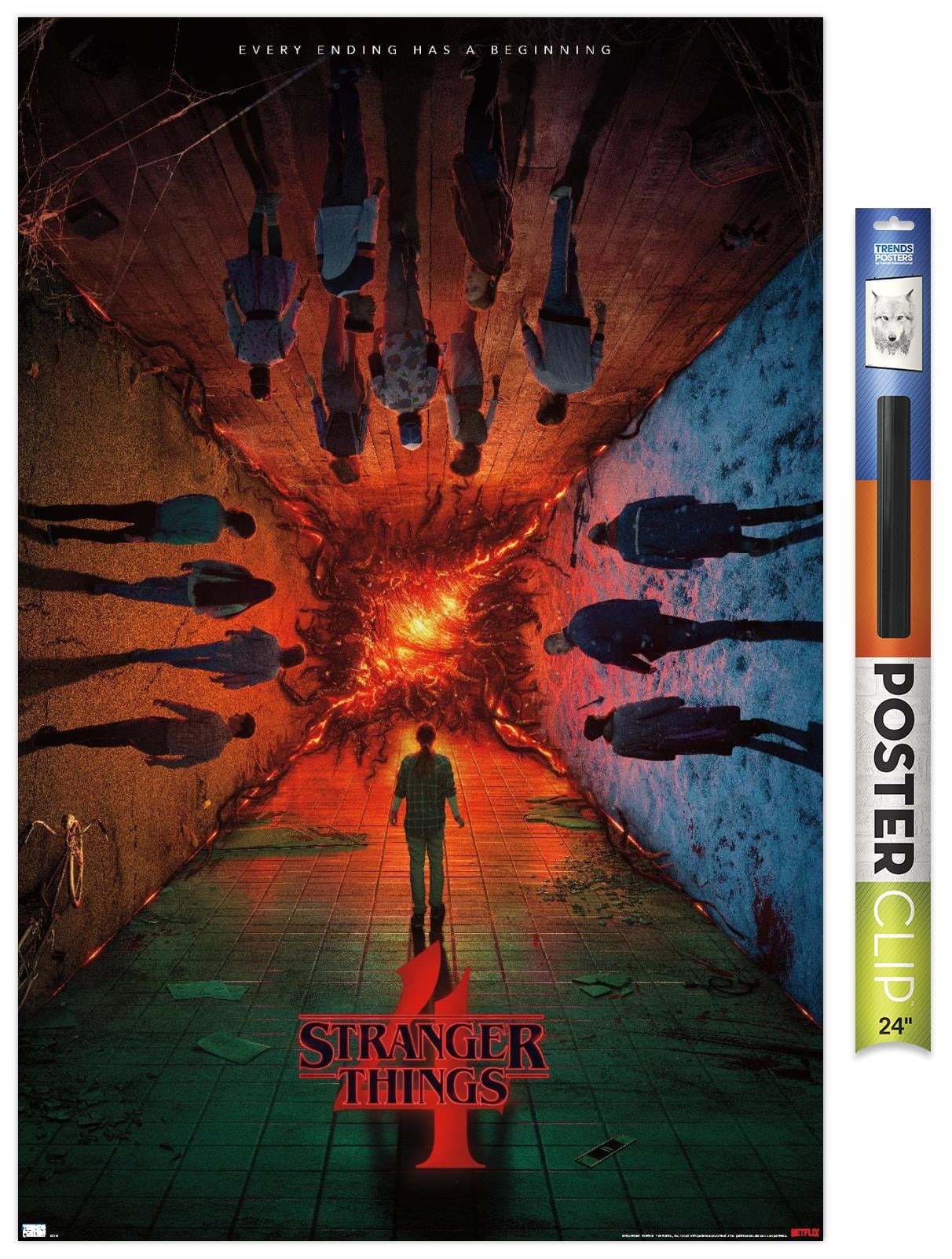 Netflix Stranger Things: Season 4 - Group Teaser One Sheet Wall Poster ...