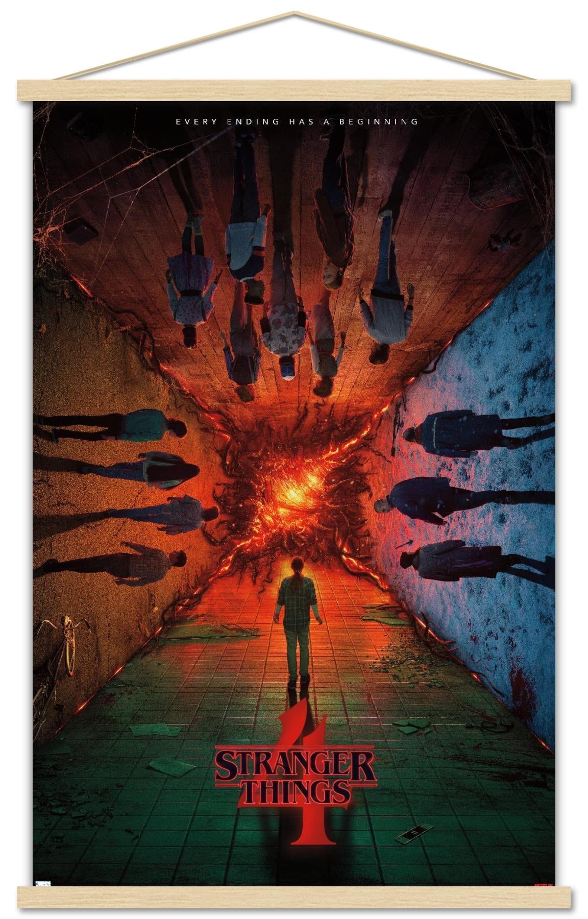 Netflix Stranger Things: Season 4 - Group Teaser One Sheet Wall Poster ...