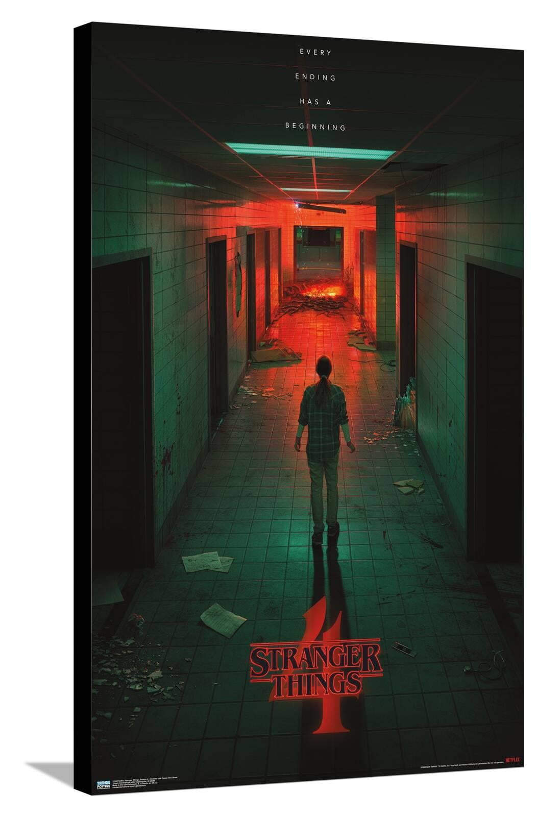 Netflix Stranger Things: Season 4 - Hawkins Lab Teaser One Sheet Canvas ...