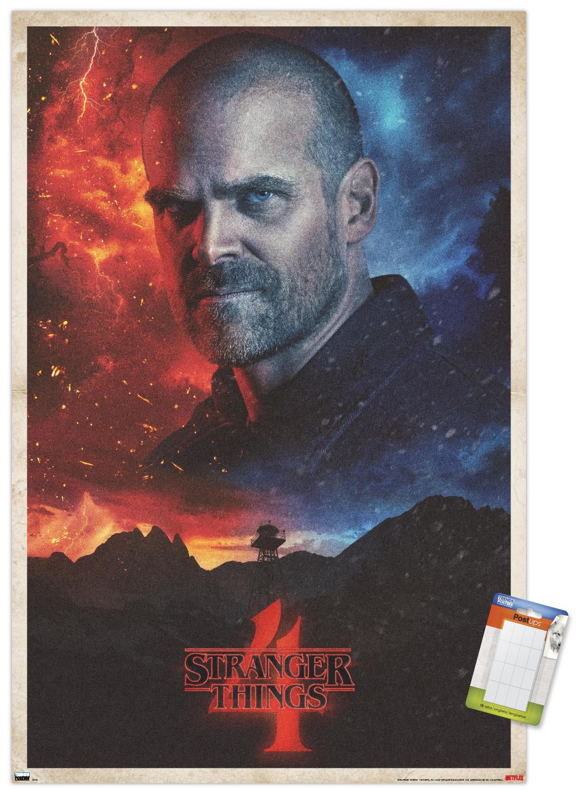 Netflix Stranger Things: Season 4 - Hopper One Sheet Wall Poster, 14. ...