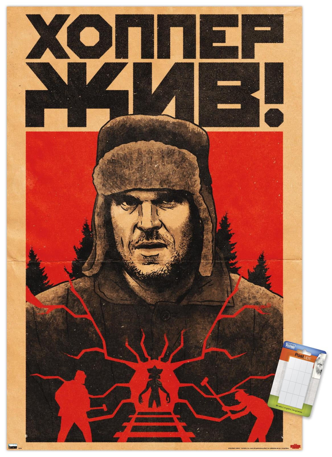 Netflix Stranger Things: Season 4 - Hopper Tracks Wall Poster, 22.375 ...