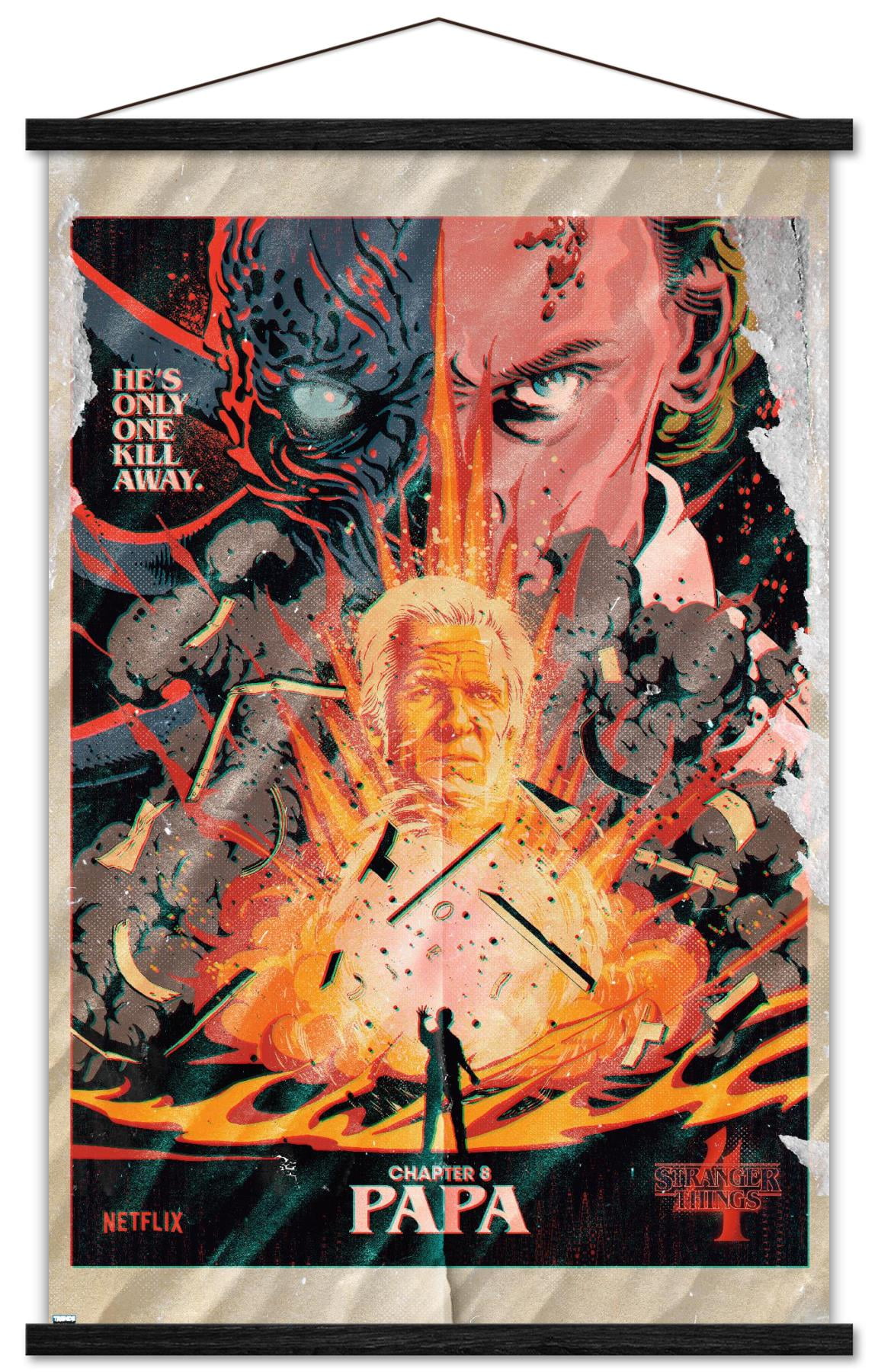 Netflix Stranger Things: Season 4 - Papa Wall Poster with Magnetic ...