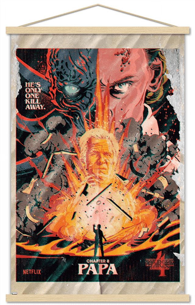 Netflix Stranger Things: Season 4 - Papa Wall Poster with Magnetic ...