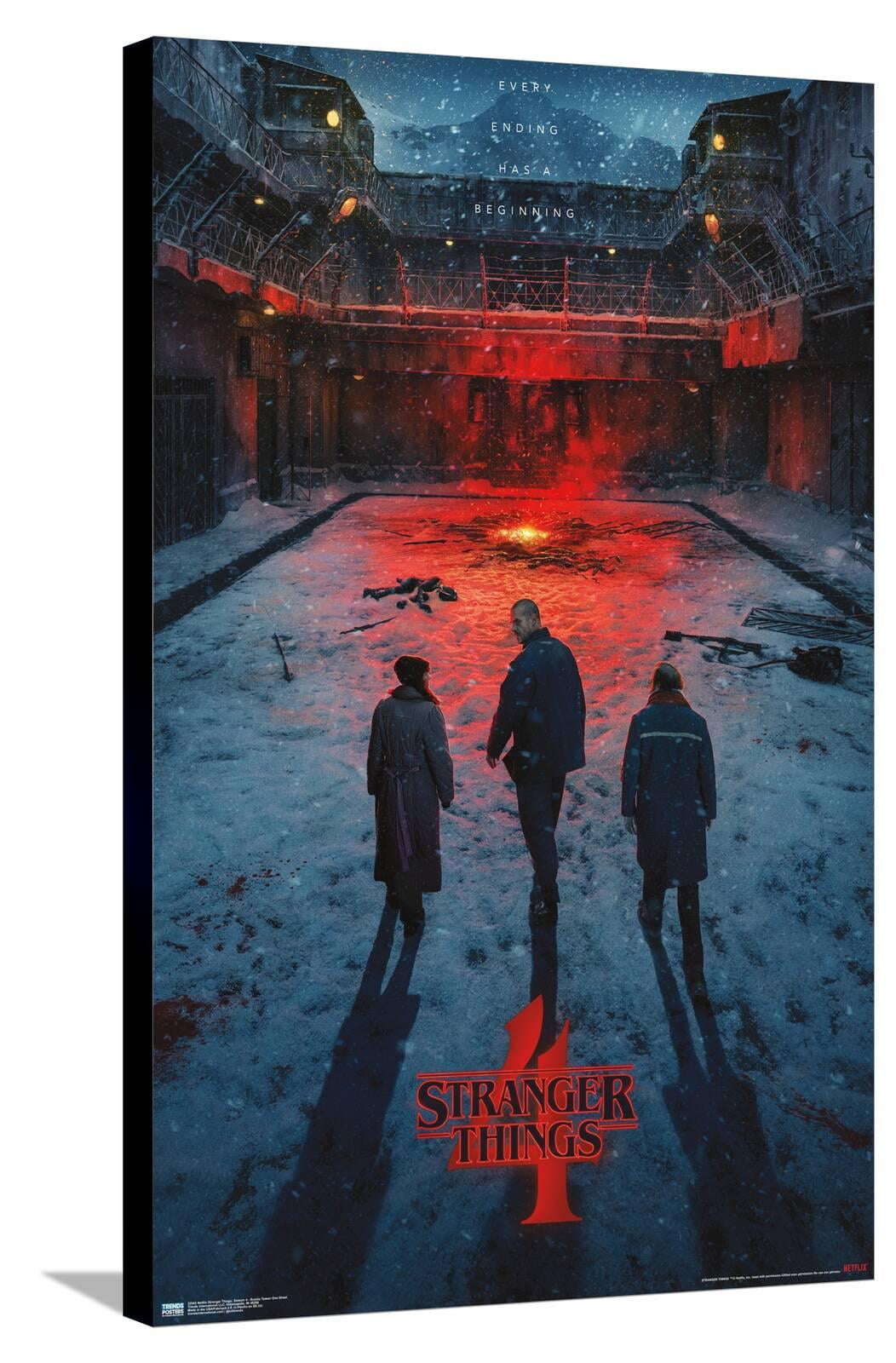 Netflix Stranger Things: Season 4 - Russia Teaser One Sheet Canvas Wall ...
