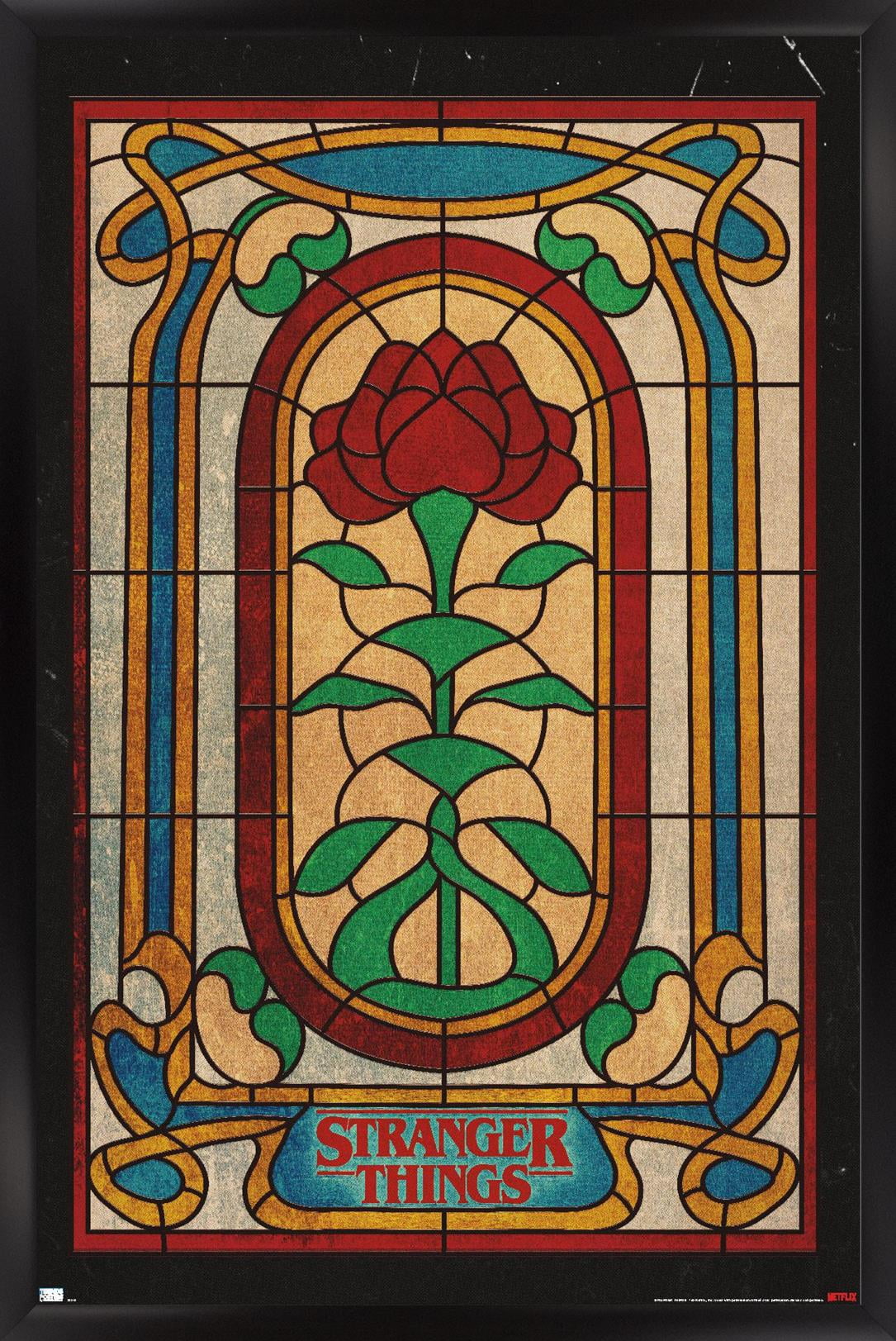 Netflix Stranger Things: Season 4 - Stained Glass Wall Poster, 14.725 ...