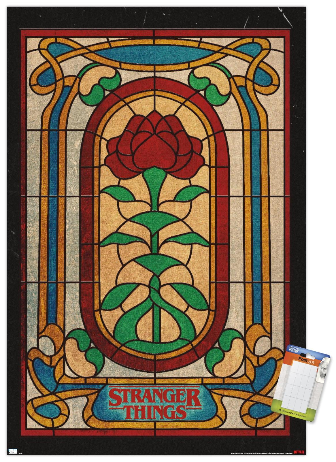 Netflix Stranger Things: Season 4 - Stained Glass Wall Poster, 14.725 ...