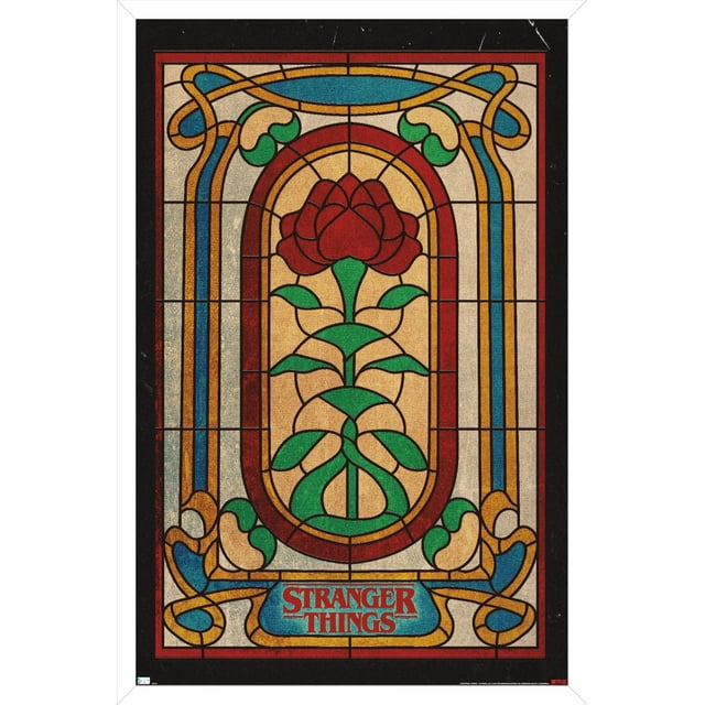 Netflix Stranger Things: Season 4 - Stained Glass Wall Poster, 22.375 ...