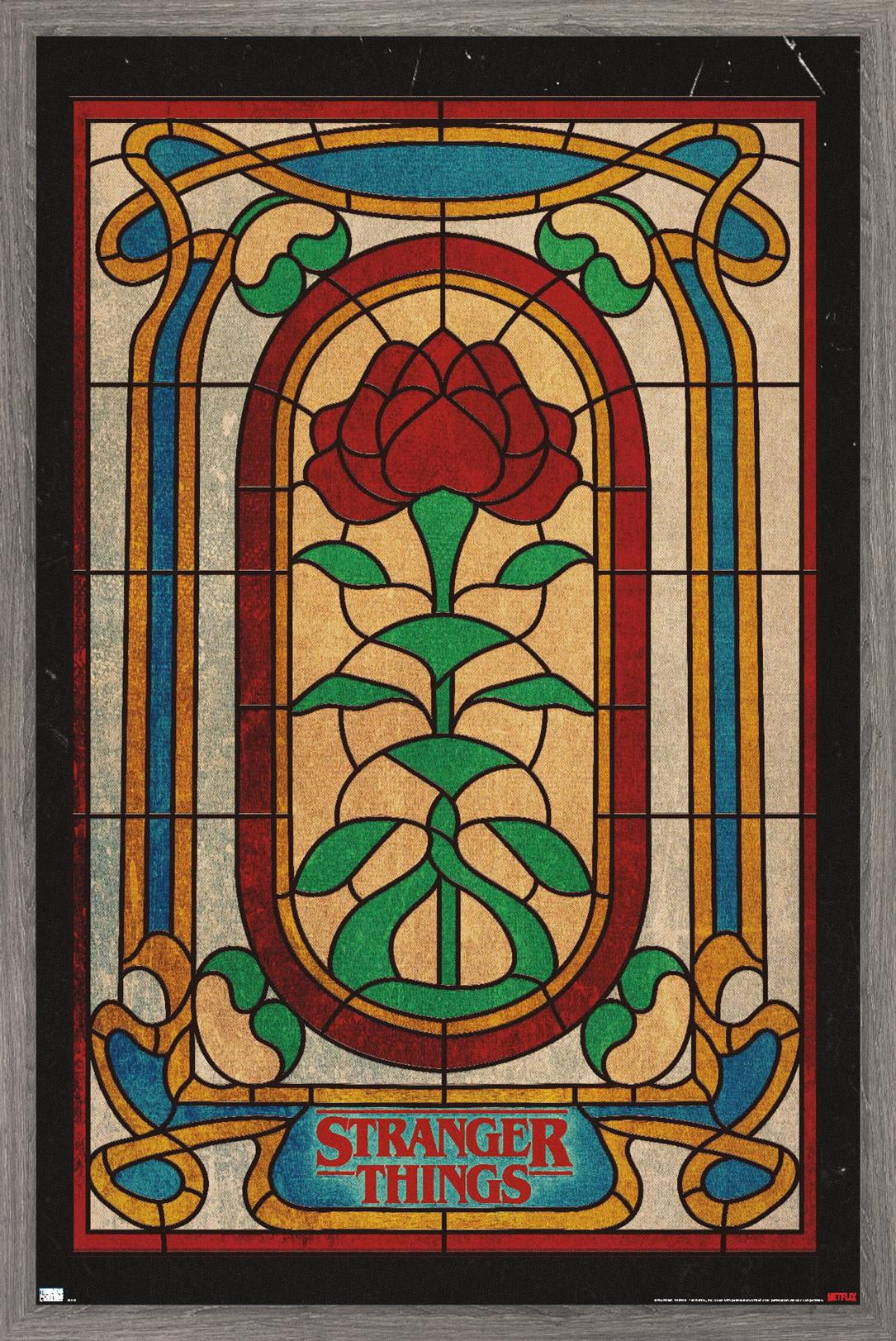 Netflix Stranger Things: Season 4 - Stained Glass Wall Poster, 22.375 ...