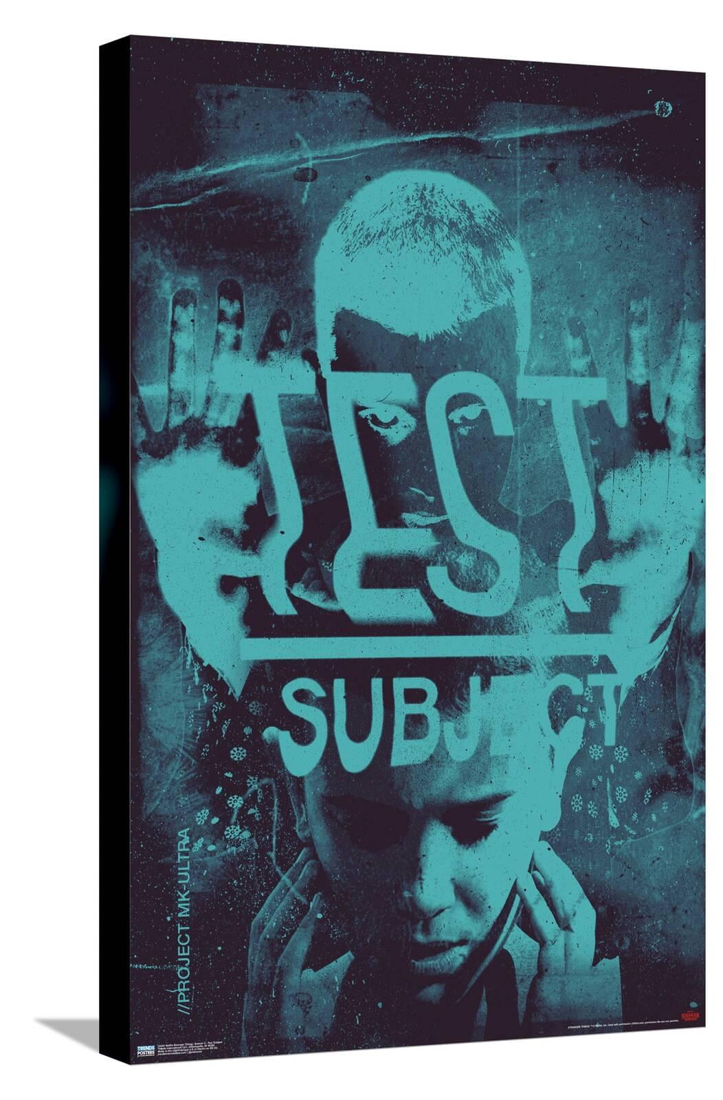 Netflix Stranger Things: Season 4 - Test Subject Canvas Wall Poster, 14 ...