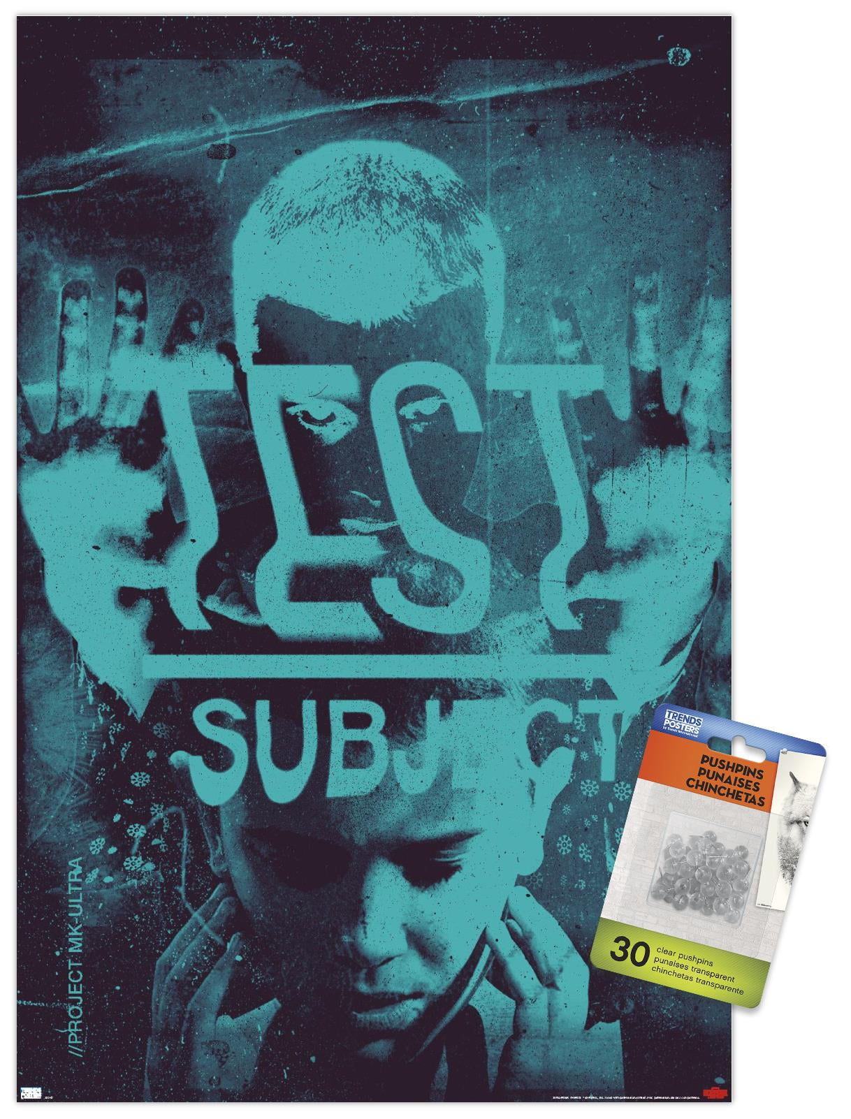 Netflix Stranger Things: Season 4 - Test Subject Wall Poster with Push ...