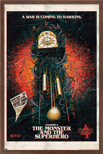 Netflix Stranger Things: Season 4 - The Clock Wall Poster, 22.375" x 34 ...