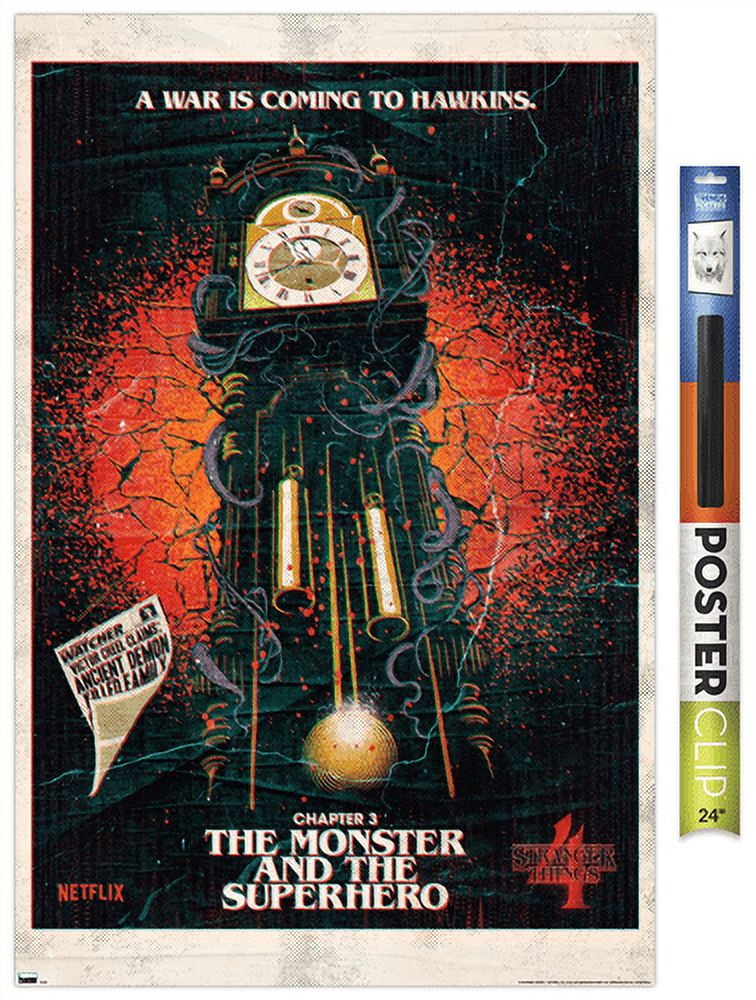 Netflix Stranger Things: Season 4 - The Clock Wall Poster, 22.375" x 34 ...