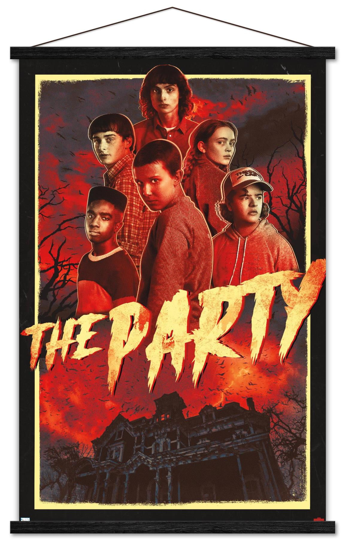 Netflix Stranger Things: Season 4 - The Party Wall Poster with Magnetic ...