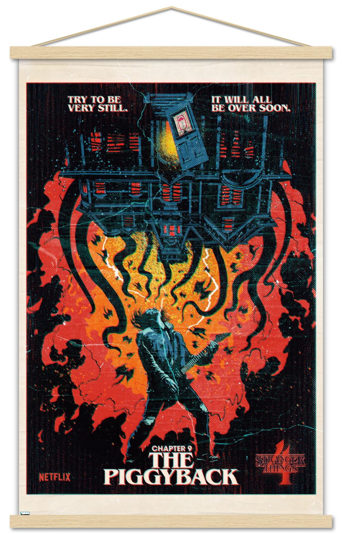 Netflix Stranger Things: Season 4 - The Piggyback Wall Poster with ...