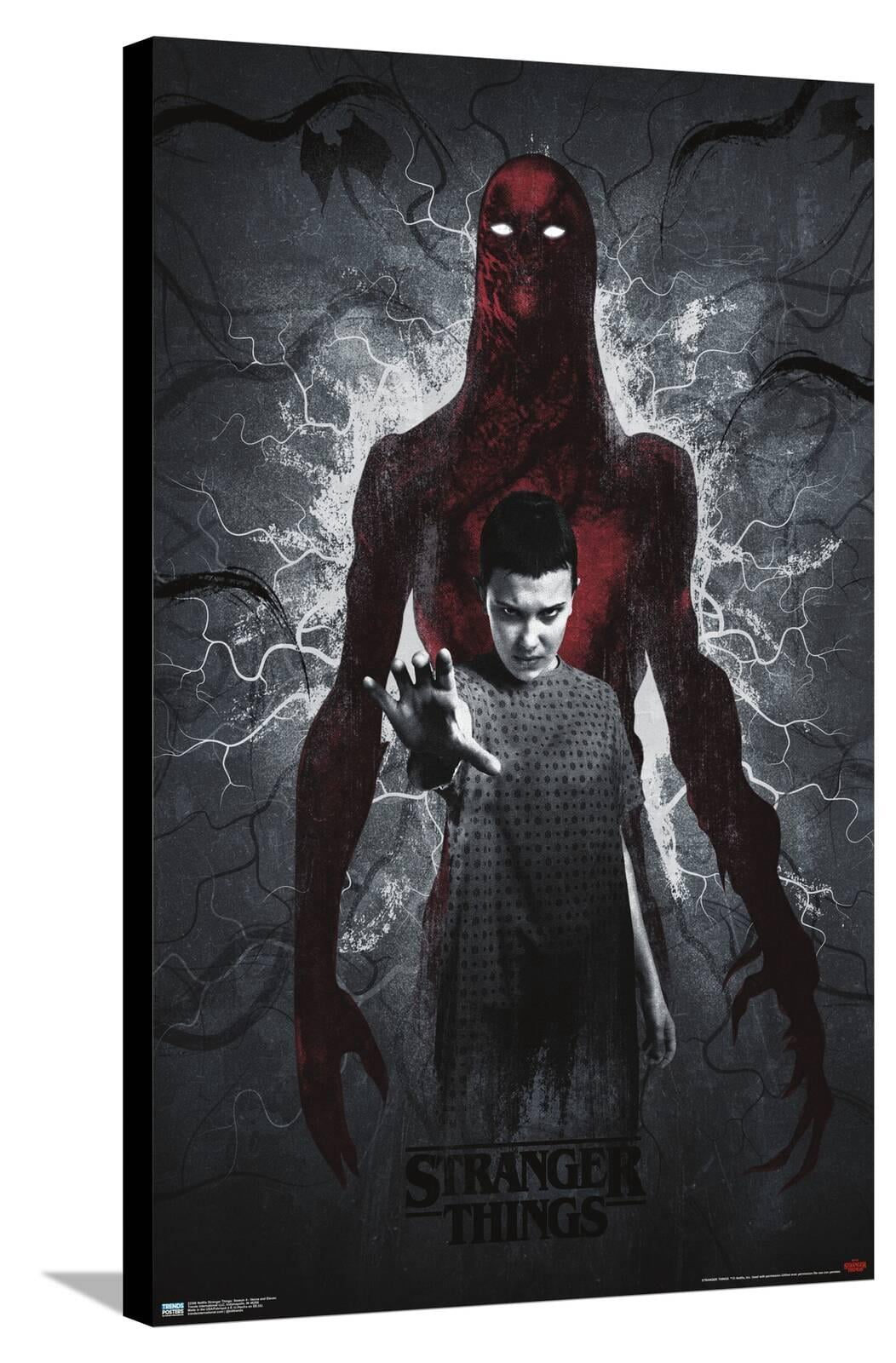 Netflix Stranger Things: Season 4 - Vecna and Eleven Canvas Wall Poster ...