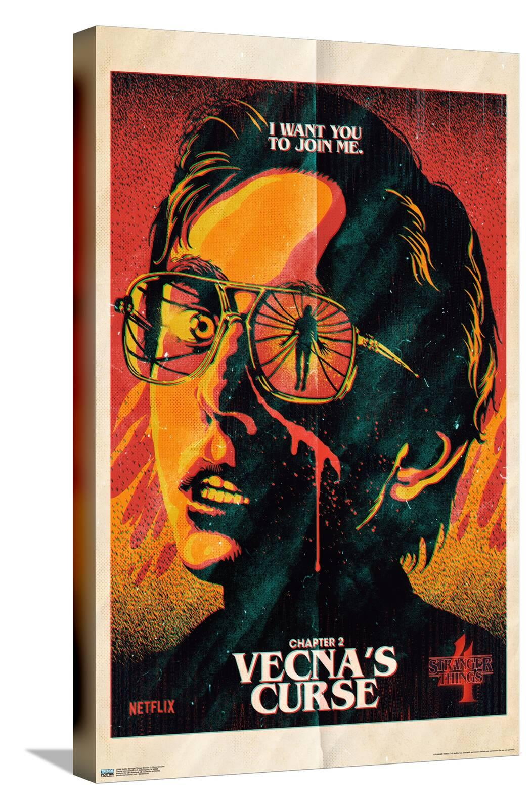 Netflix Stranger Things: Season 4 - Vecna's Curse Canvas Wall Poster ...