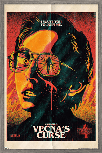 Netflix Stranger Things: Season 4 - Vecna's Curse Wall Poster, 22.375 ...