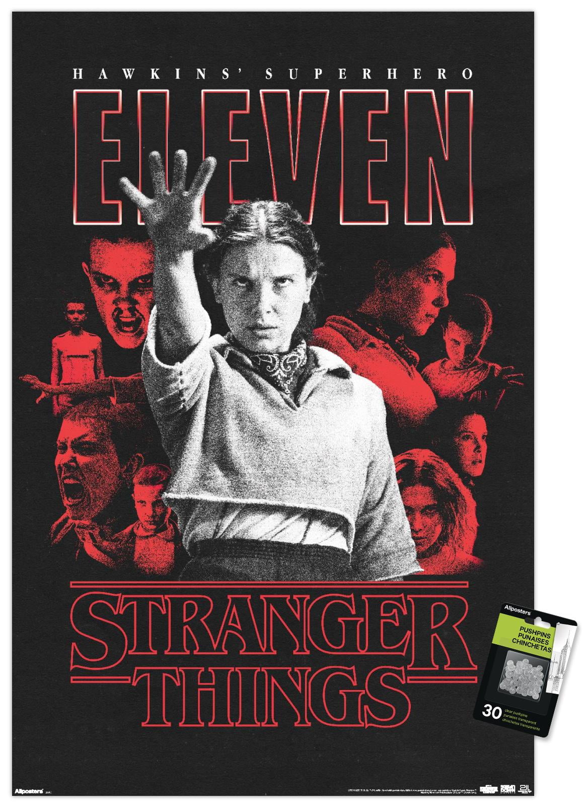 Netflix Stranger Things: Season 5 (2025) - Eleven Wall Poster with Push ...