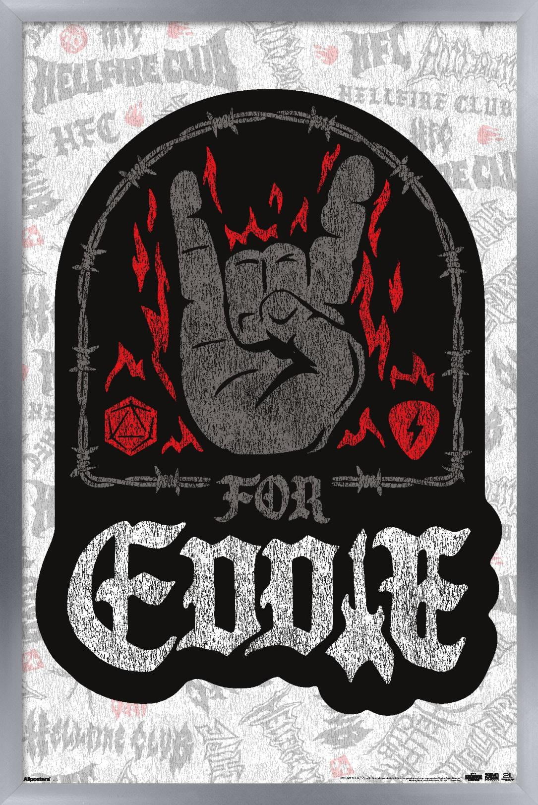 Netflix Stranger Things: Season 5 (2025) - For Eddie Patch Wall Poster ...