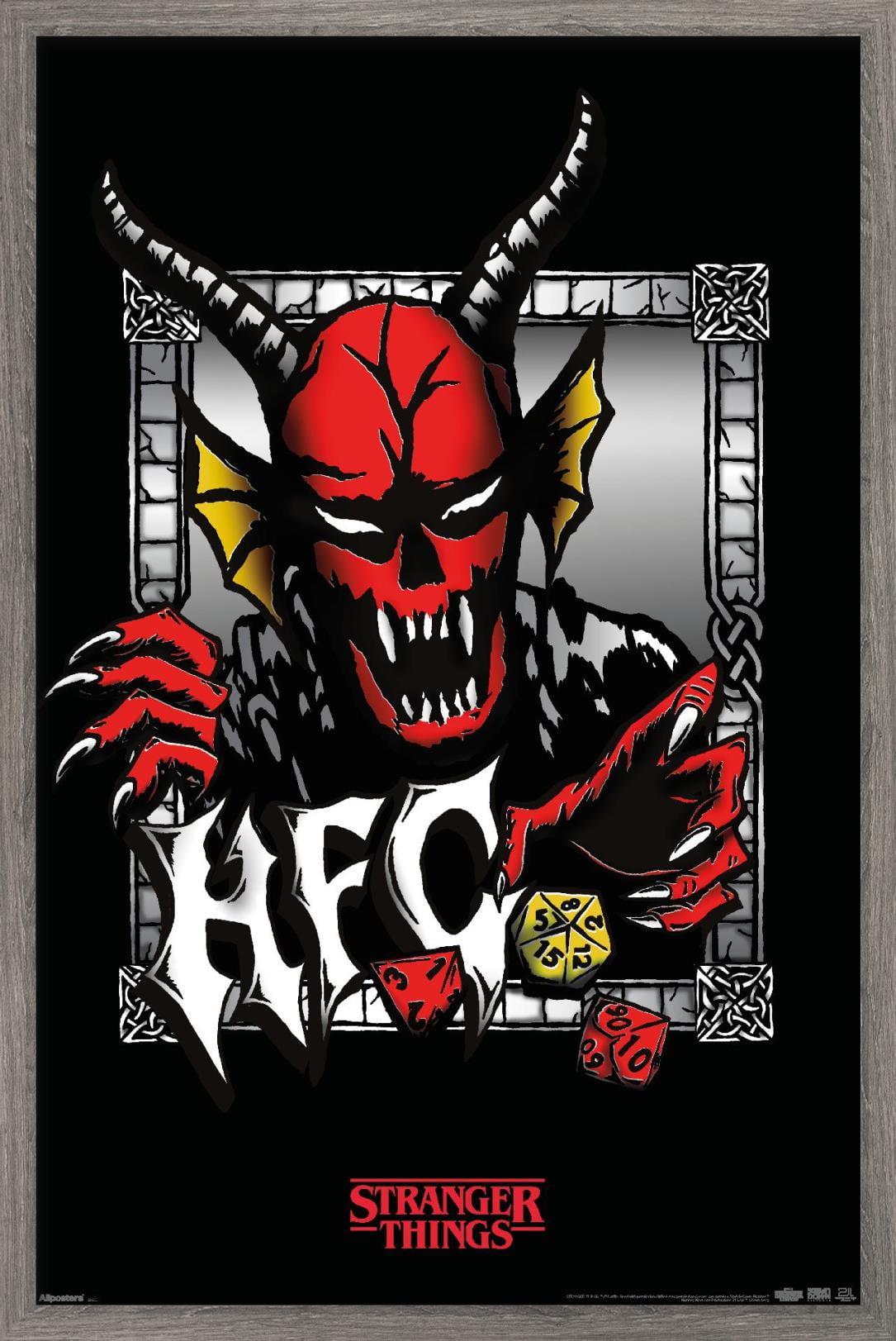 Netflix Stranger Things: Season 5 (2025) - Hellfire Club Dice Wall ...