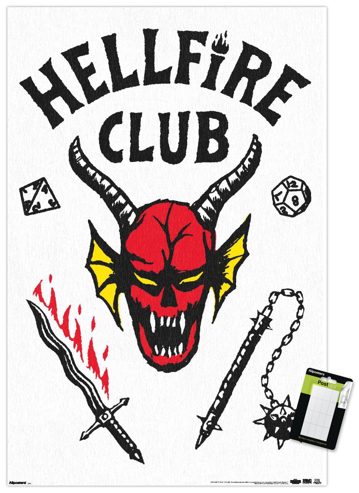 Netflix Stranger Things: Season 5 (2025) - Hellfire Club Wall Poster ...