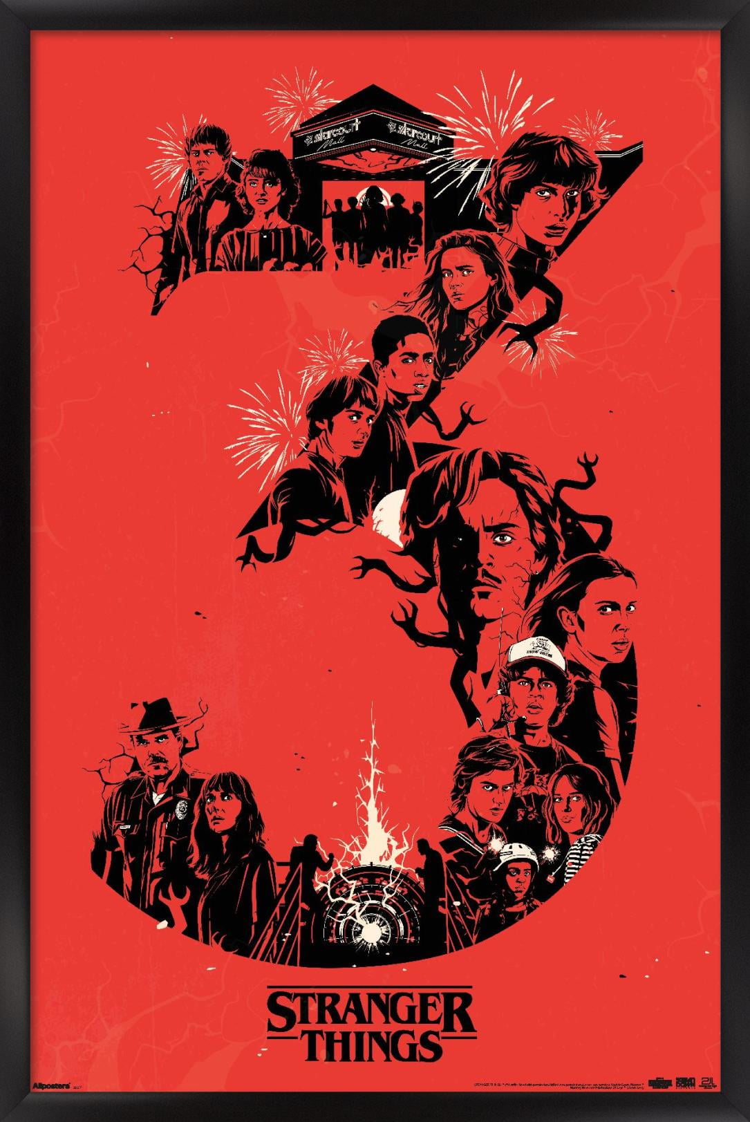 Netflix Stranger Things: Season 5 (2025) - Illustration 3 Wall Poster ...