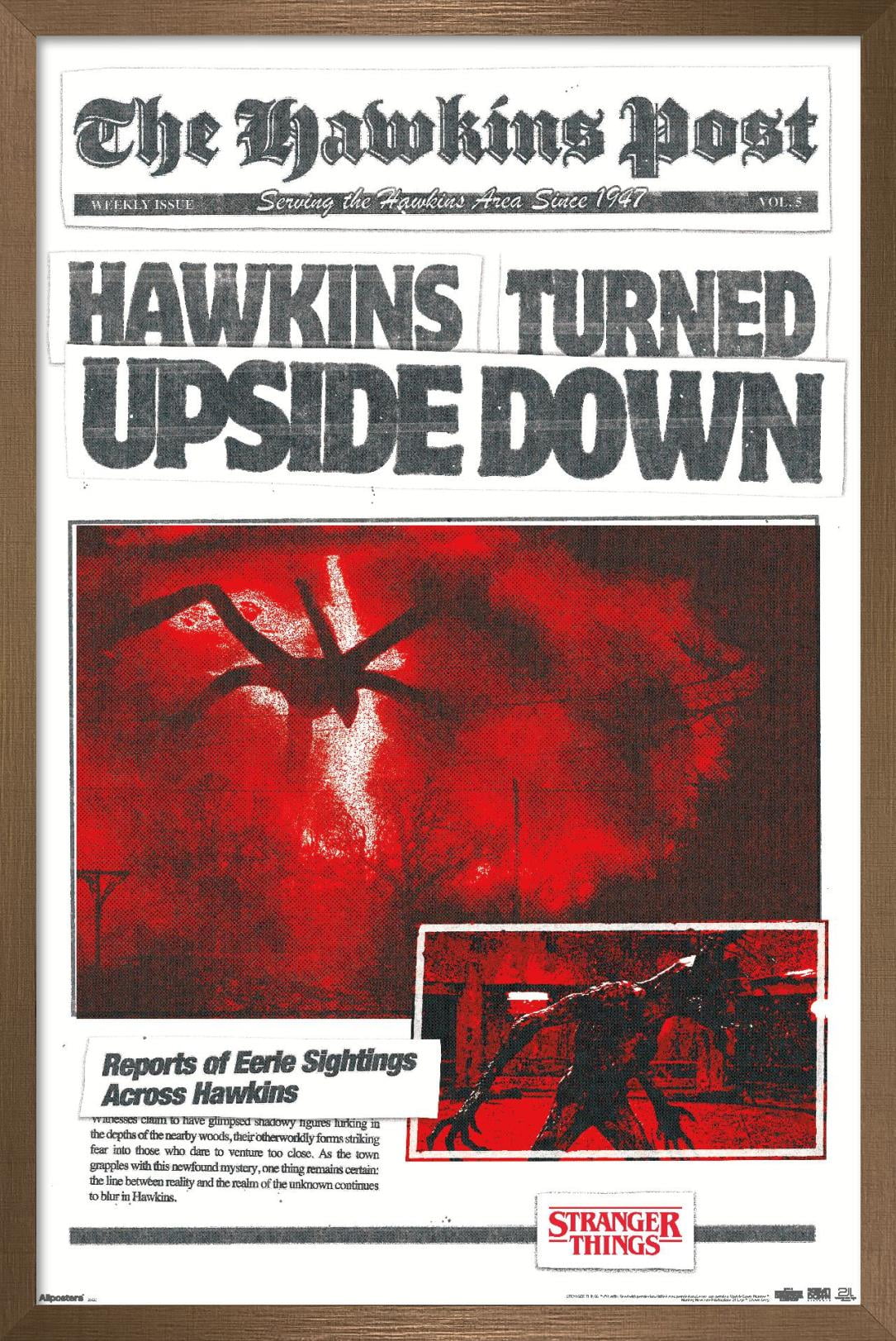 Netflix Stranger Things: Season 5 (2025) - The Hawkins Post Wall Poster ...
