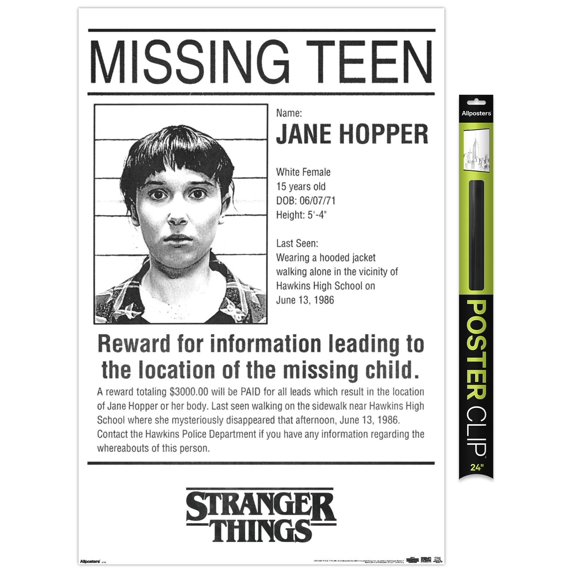 Netflix Stranger Things: Season 5 (2025) - Missing Teen One Sheet Wall ...