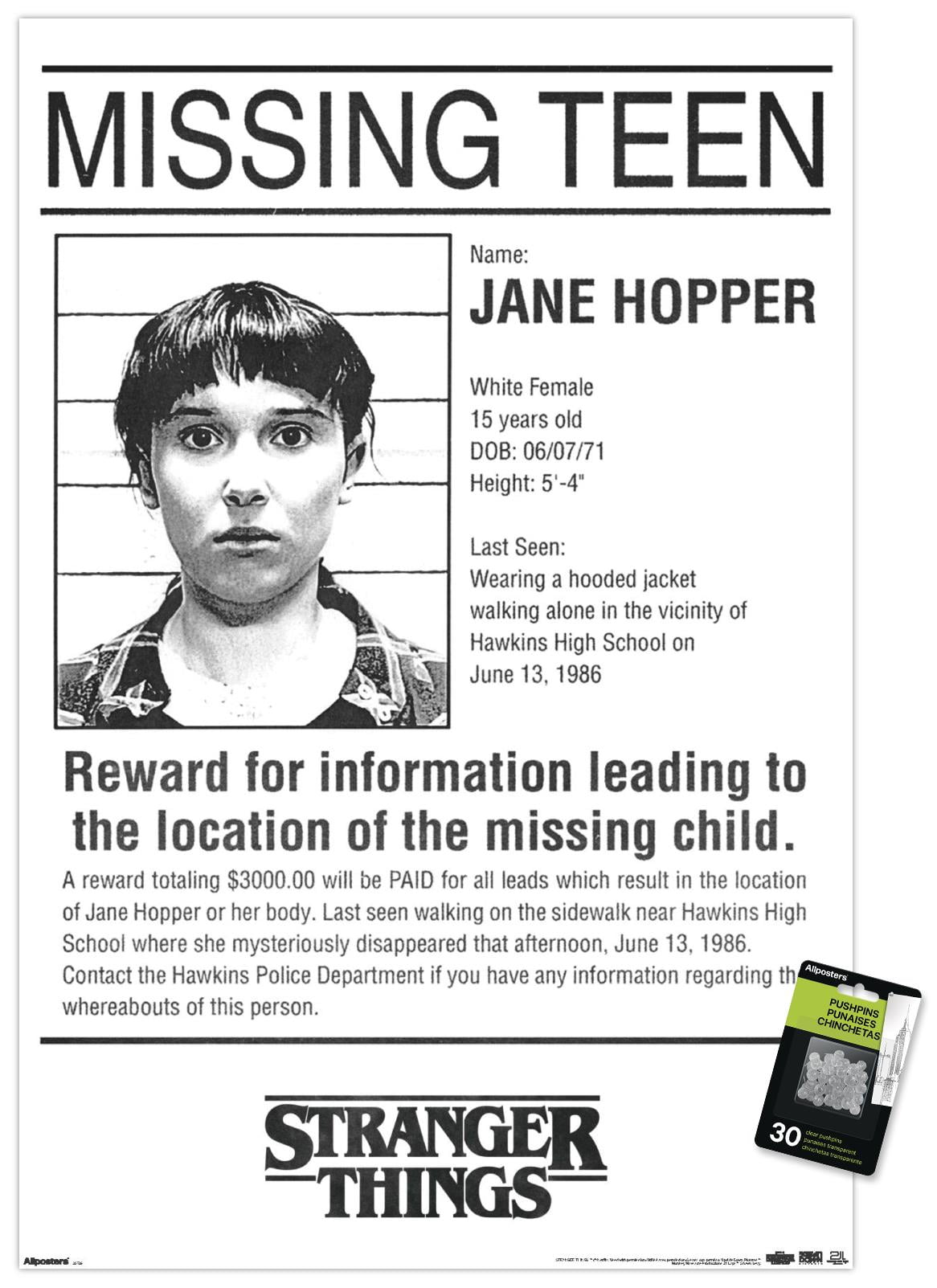 Netflix Stranger Things: Season 5 (2025) - Missing Teen One Sheet Wall ...