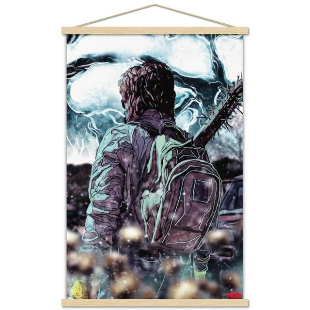 Netflix Stranger Things - Steve's Bat Wall Poster with Wooden Magnetic ...