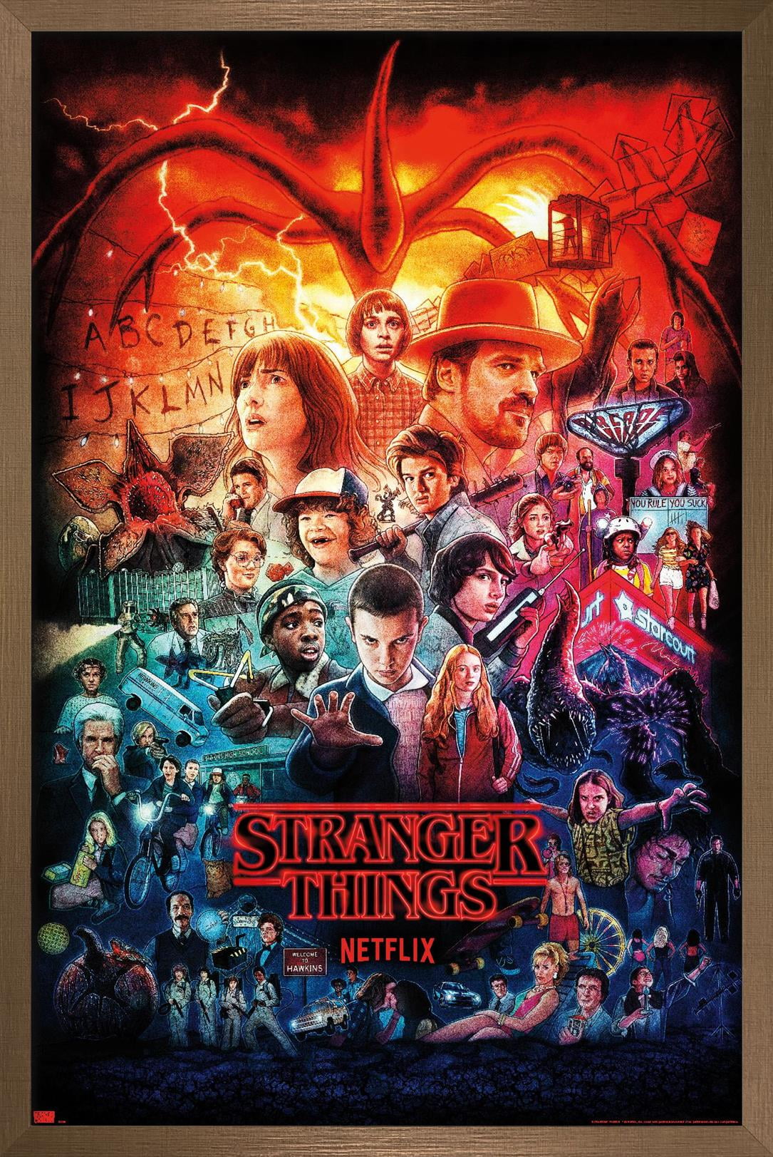 Netflix Stranger Things - Three Seasons One Sheet Wall Poster, 22.375 ...