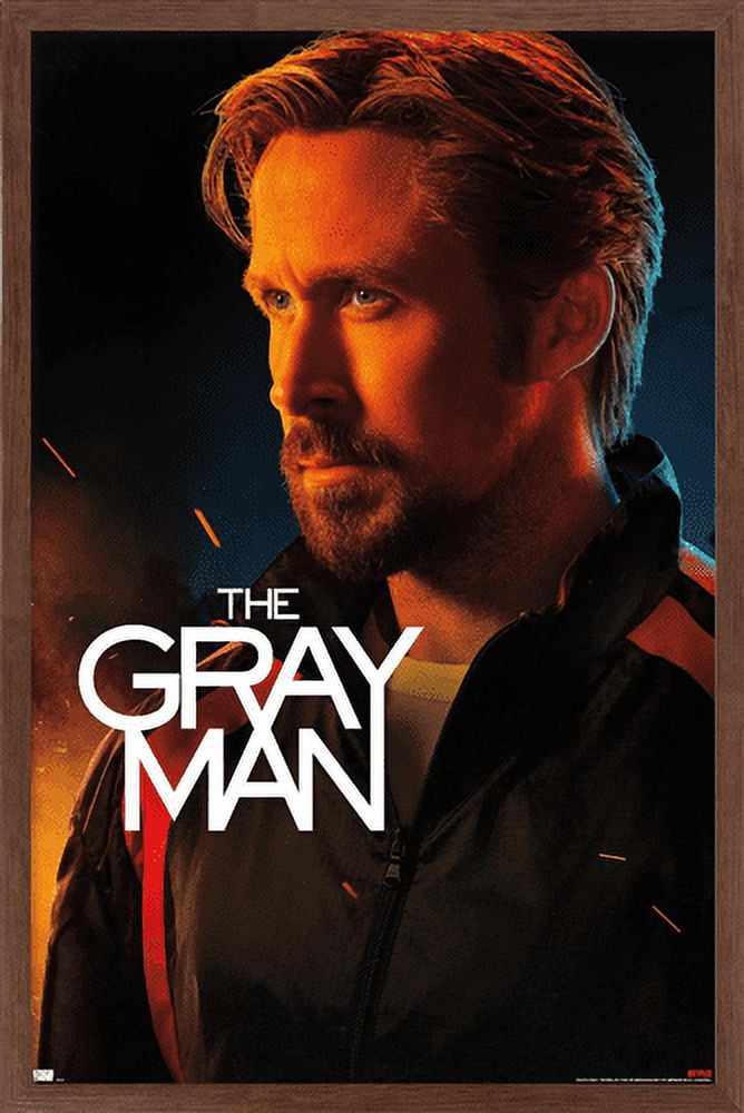 Netflix The Gray Man - One Sheet Wall Poster, 22.375" x 34" Framed ...