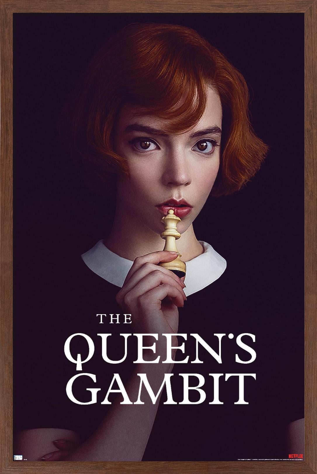 Netflix The Queen's Gambit - Piece Wall Poster, 22.375" x 34", Framed ...