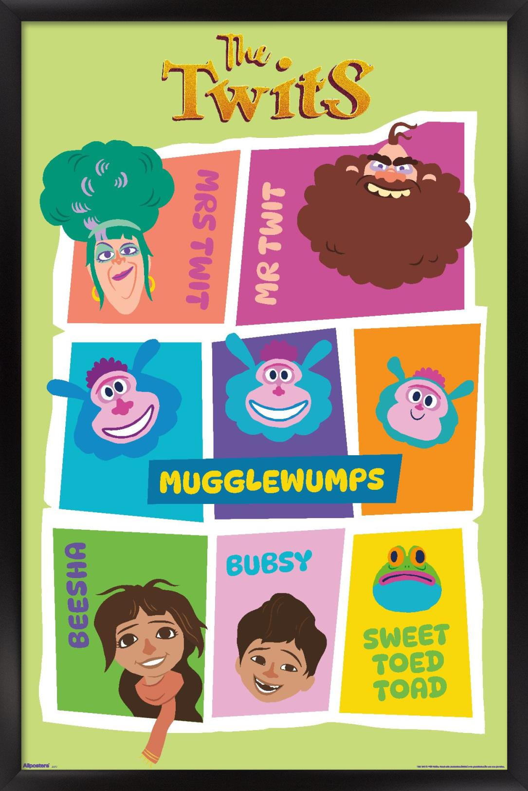 Netflix The Twits (2025) - Grid Wall Poster, 22.375" x 34" Framed ...