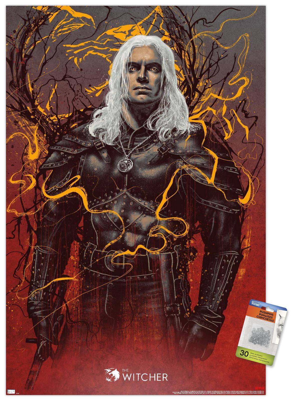 Netflix The Witcher Season 2 - Geralt of Rivia Wall Poster with ...